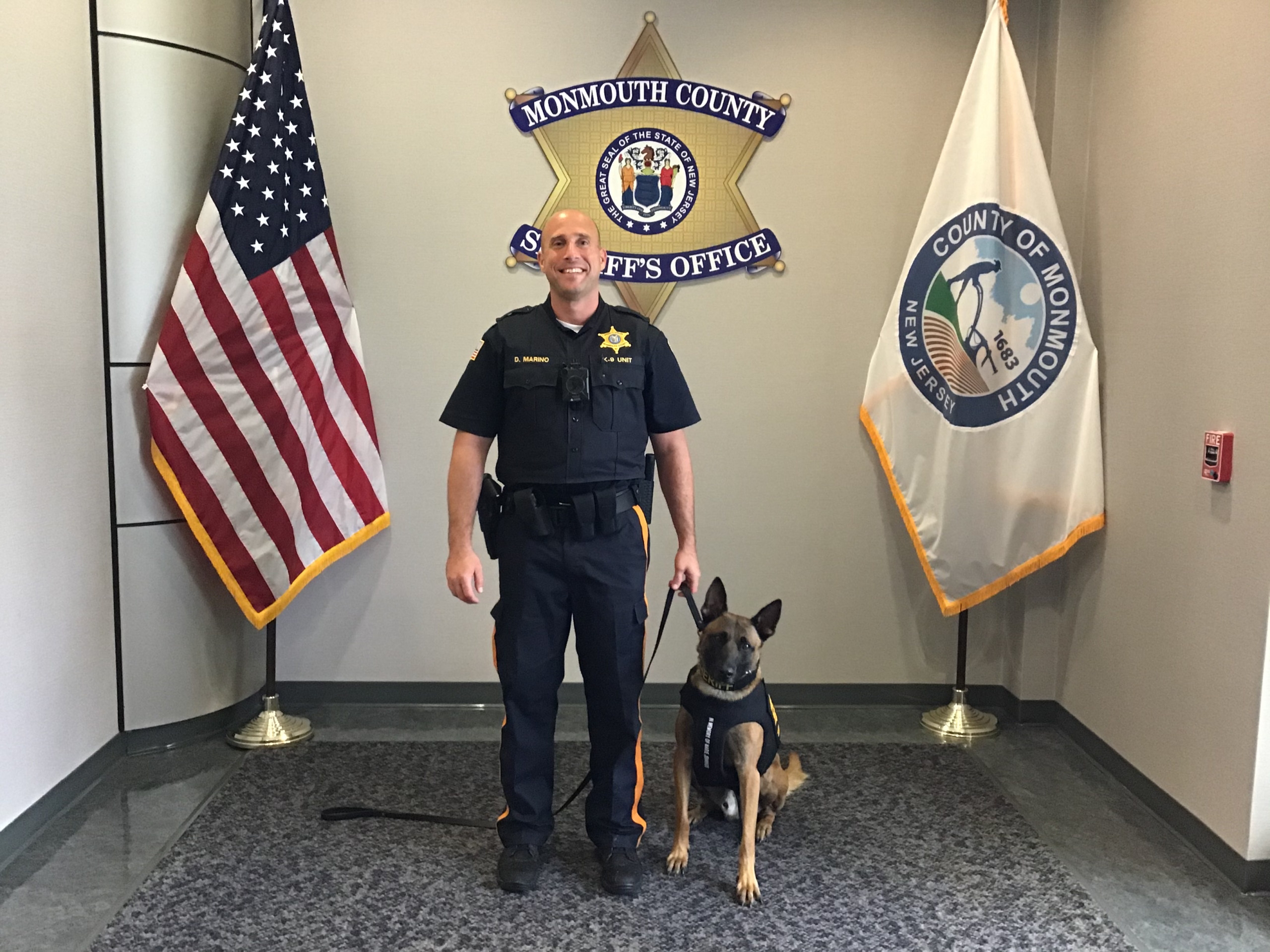 Monmouth County Sheriffs Office K9 Blue Has Received Donation Of Body